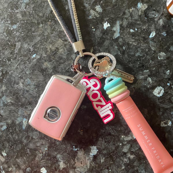 GLOSSGRL Keychain Cap for Lipgloss and Balm Bubble Cap Chap Cap Chap ...