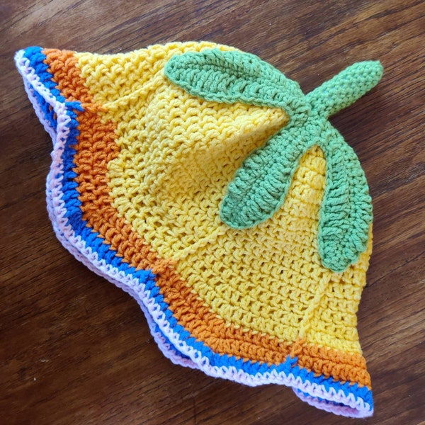 CROCHET PATTERN - Crochet Tulip Hat Flower Design - Etsy