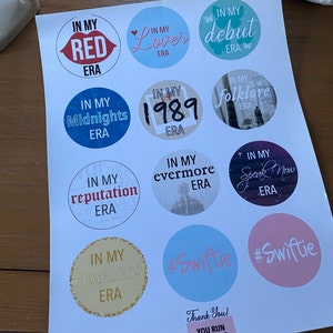 Printable Taylor Swift Folklore Photo Booth Props Taylor Swift Party ...