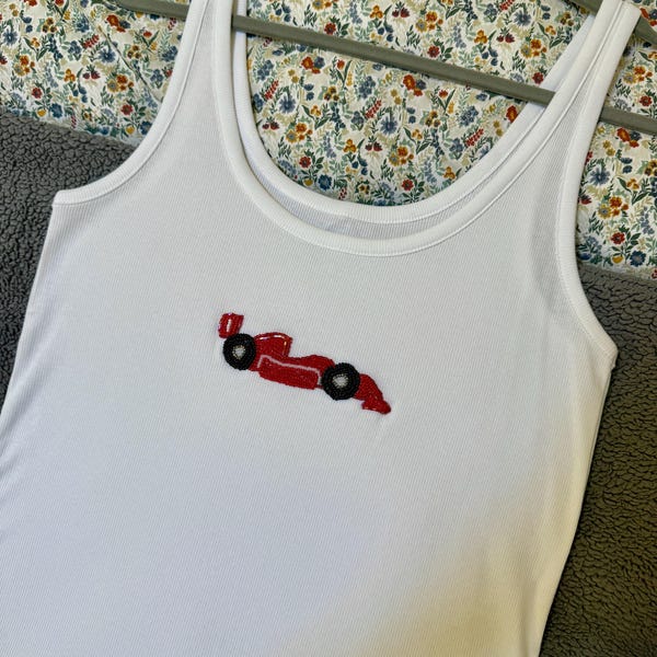 Hand Beaded Embroidery Tank Top - Etsy