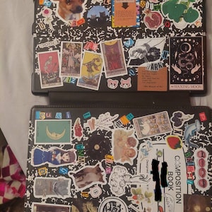 Angry Emo Cat Sticker Holographic Cat Sticker, Waterproof, Cute Cat ...