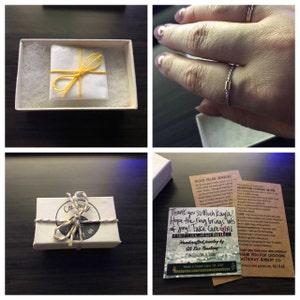 Twist and Slide Ring//sterling Silver Ring With 14kt. Gold - Etsy