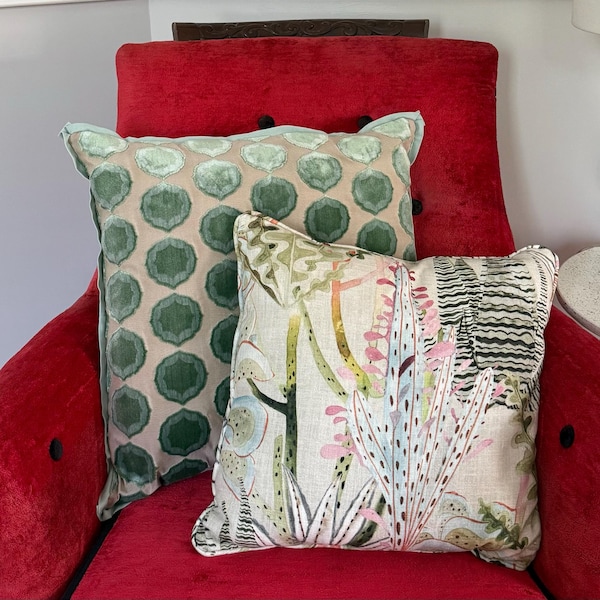 The Bolster : Lucy | Lulie Wallace Bolster Pillow | Floral Fabric ...