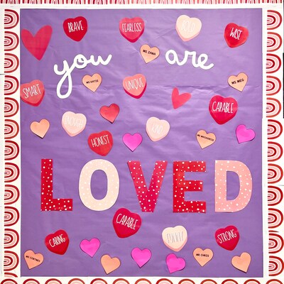 You Are Loved Bulletin Board Kit valentine's Day - Etsy