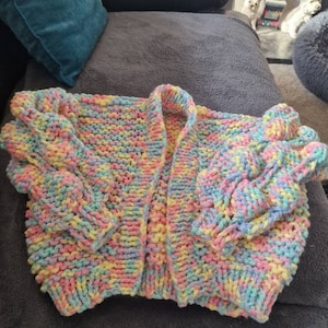 Must Have Cardigan Knitting Pattern, Oversized Chunky Cardigan, Super ...