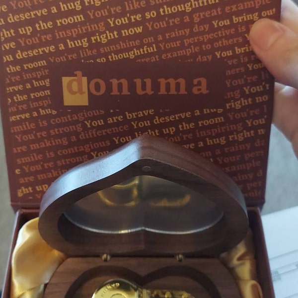 Custom Melody Music Box / Personalized Music Box With a Custom Metal ...