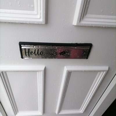Letterbox Label Vinyl Decal Postbox Front Door Sticker - Etsy UK