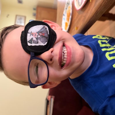 Fully Obscured Eye Patch/ Kids Eye Treatment/ Girls Eye Patch/ Cute ...