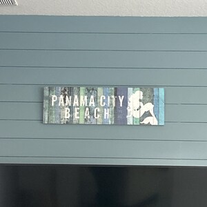 Bethany Beach, Delaware Wooden Sign Wall Art Print on Real Wood ...