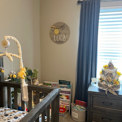 Mario Yoshi Custom Name Sign Circle Sign Nursery Decor Bedroom Decor ...