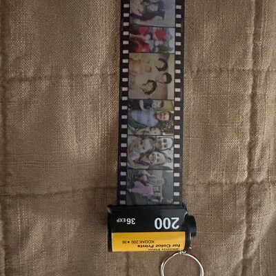 Personalized Camera Film Roll Keychain With Photo Custom Film Roll ...