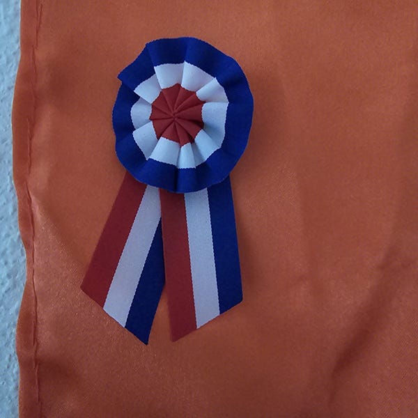 Royal Cockade Brooch, Royal Blue. Made in France (blue Royalist Rosette ...