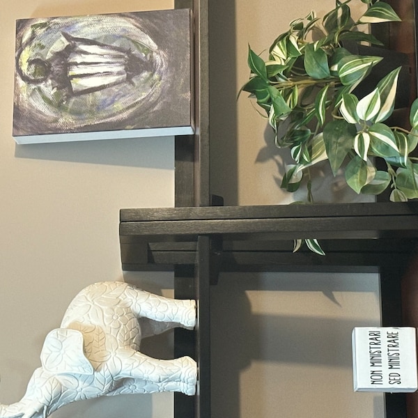 Custom Mini Wood Block Sign| Rustic Home Decor| Office Decor| Shelf ...