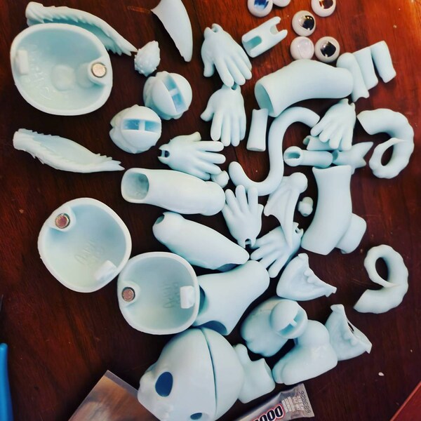 DIGITAL .STL - Additional Hooved Feet .stls for Kabbit - 26-28cm - 3D ...