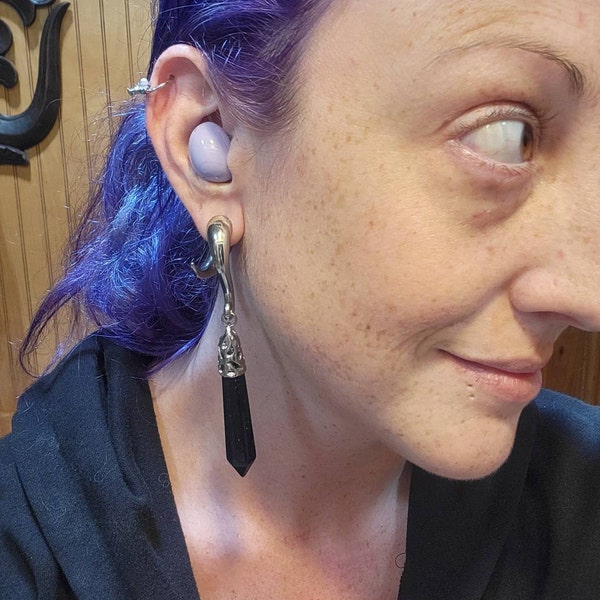 Gemstone Bullet Ear Weights – Surgical Steel Gauges, 6G-00G - Etsy