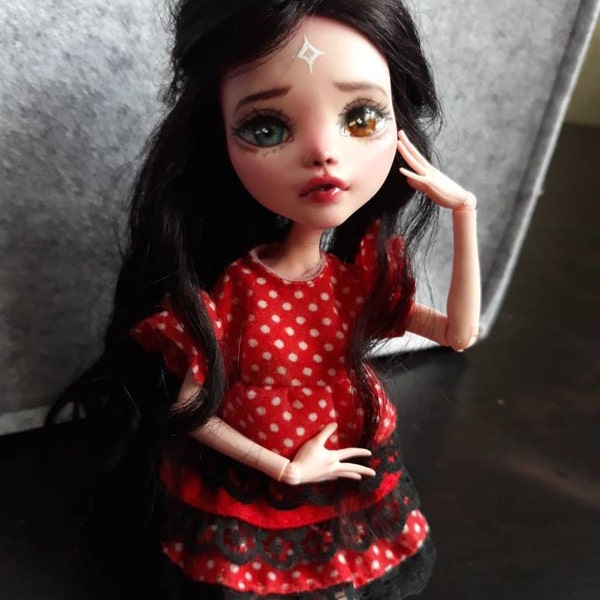 Ooak Monster High Custom Doll Viperine Gorgon 19th-century English ...