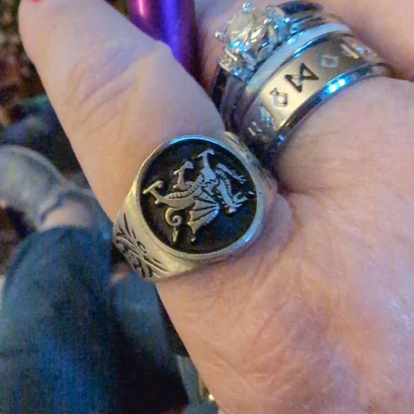 Prince Seere Goetia Ring Ars Goetia Demon Seal - Etsy