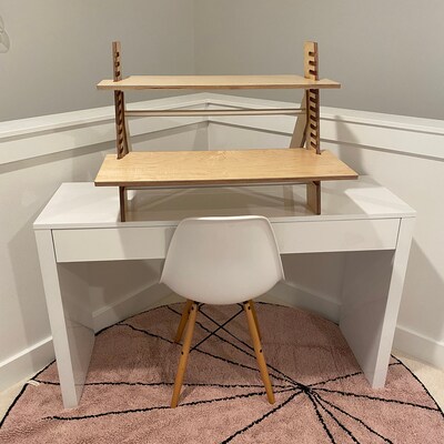 Minimal Wood Standing Desk Converter Convertible Standing - Etsy