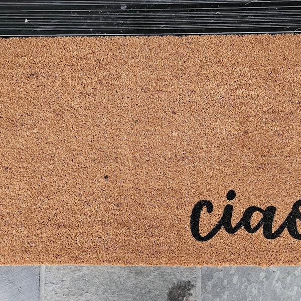 Doormat Ciao Italian Doormat - Front Porch Birthday Gift Home Gift ...