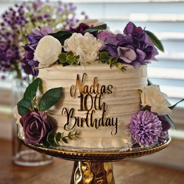 Straight Outta custom Year Cake Topper, Choose Your Color, Rap Party ...