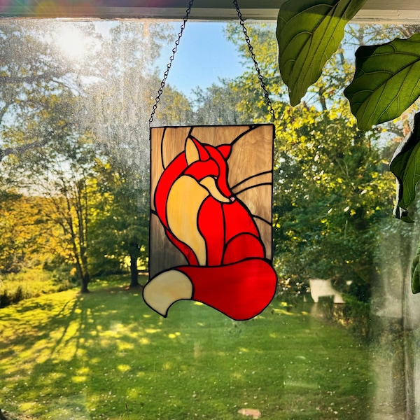 Fox Suncatcher - Etsy