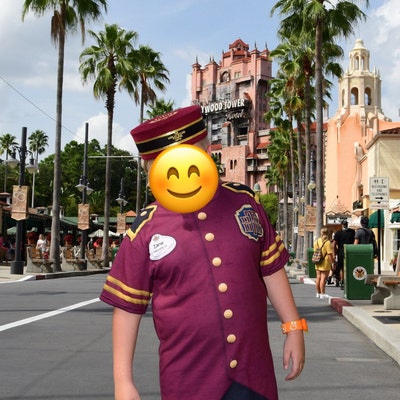 Tower of Terror Shirt, Bellhop Costume, Hollywood Tower Hotel Outfits ...