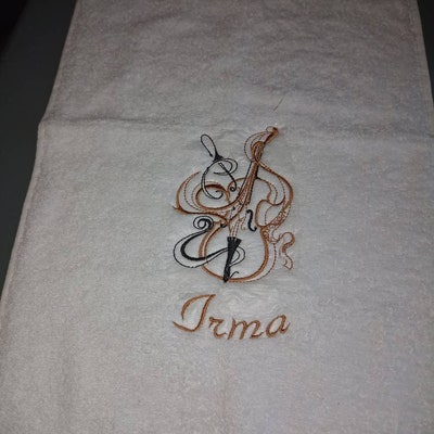 Violin Machine Embroidery Design, Violin Outline Embroidery Pattern ...