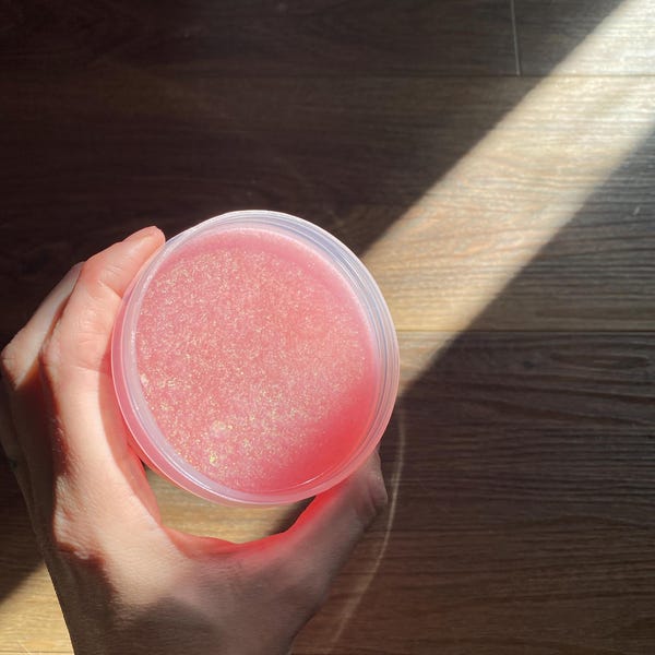 Rose Gold - Pink and Gold Color Shifting Scented Slime - Etsy