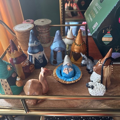 Gnome Nativity Sets 3 Piece to 11 Piece - Etsy