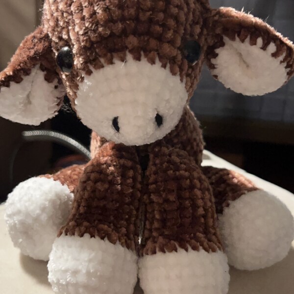 Colbie the Cow Amigurumi Crochet Pattern | Plush Cow PDF Tutorial ...