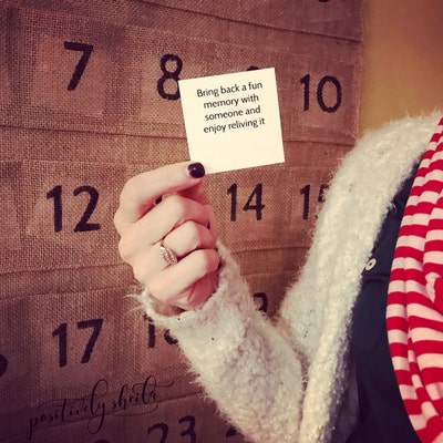 Positivity 30/31 Day Challenge Calendar - Etsy