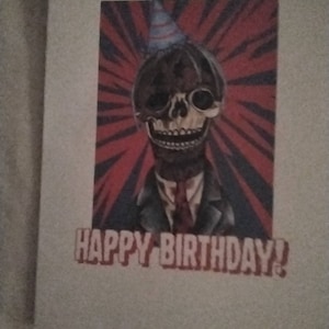Horror Movie Birthday Horror Birthday Card Final - Etsy
