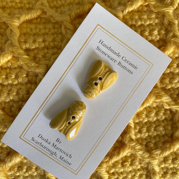 Luminous Small Antique Horn Buttons NOS 5/8” Button Set of 6 Light ...