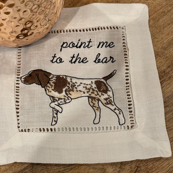 German Pointer - Machine Embroidery Design - Etsy
