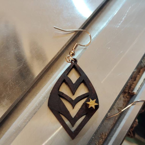 10 Elegant Wooden Earring Templates Bundle | Laser Cut Dangle Designs ...