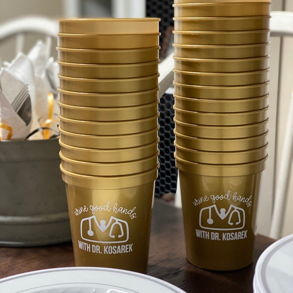 Personalized Plastic Cups, Personalized Cups, Housewarming Gift Idea ...