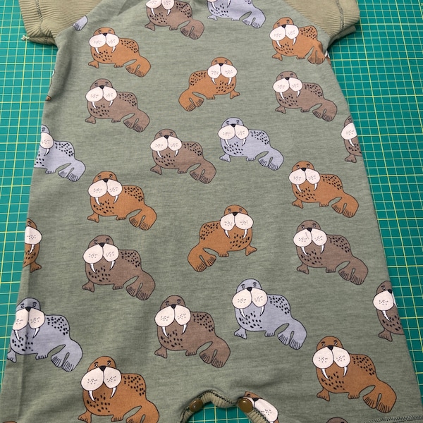 Baby Sewing Patterns, Summer Romper Pattern, Short Raglan One Piece ...