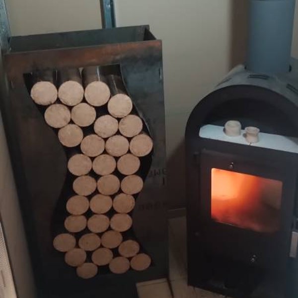 Firewood Rack V6 Ellipse H-43'', DXF Files for Plasma, Laser Cutting ...