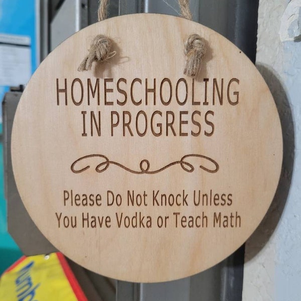 CUSTOMIZABLE Homeschool Distance Learning Front Porch Sign - Etsy