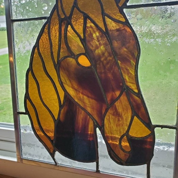 Collie Stained Glass Pattern Design Digital Download PNG PDF Glass ...