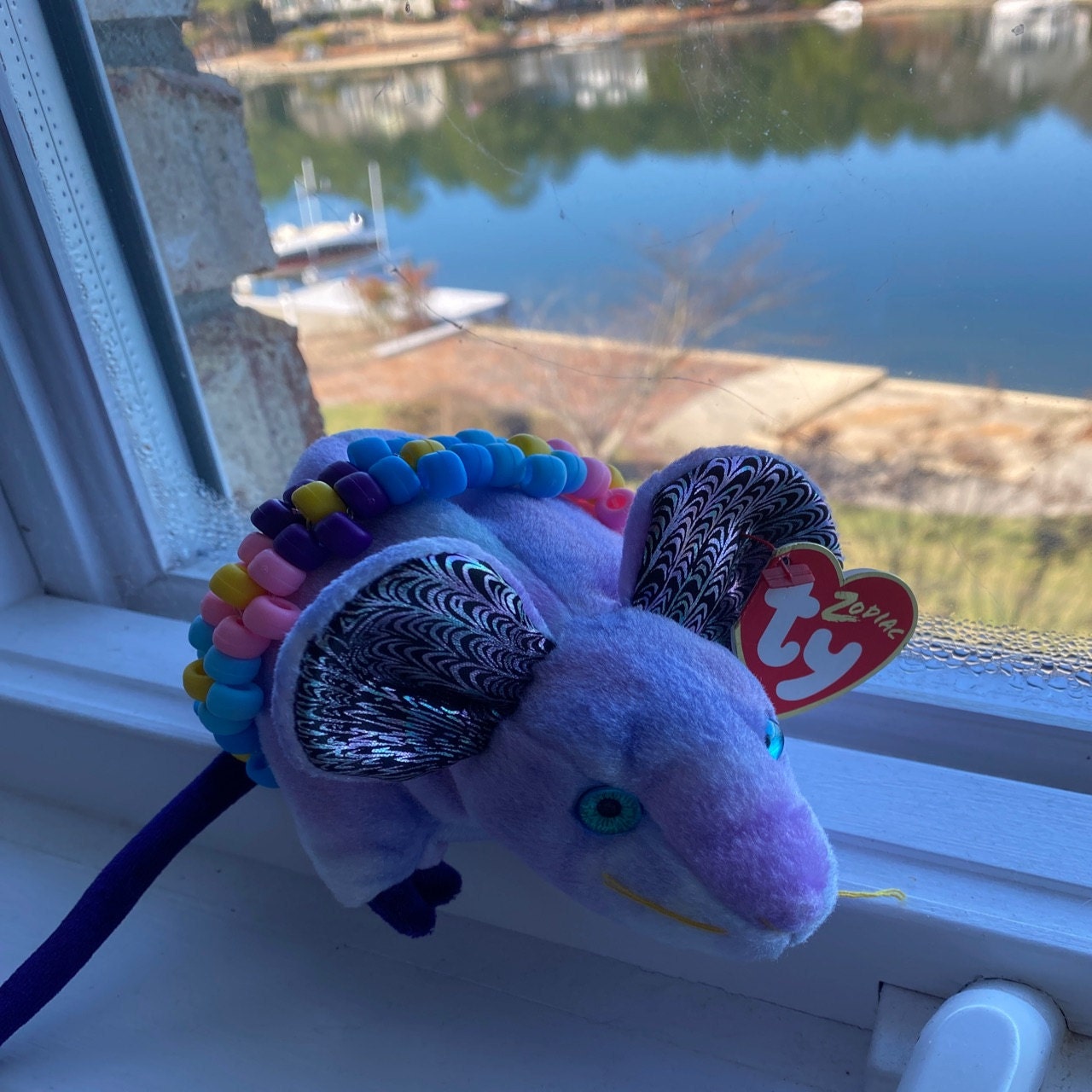 Vintage 2000 Ty Zodiac Beanie Baby: Rat