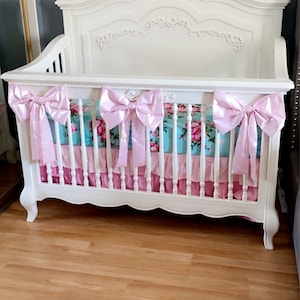CRIB BOWS 3pc Customizable - Etsy