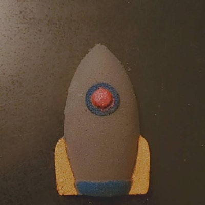 Rocket 2-part Plastic Mold, Bath Bomb Mold, Soap Mold, Spaceship Mold ...