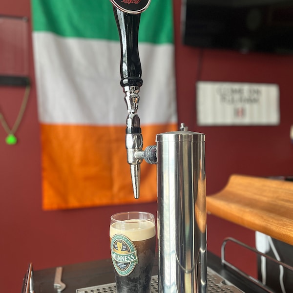 Custom Personalized Beer Tap Handle Bar Man Cave Bar Kegerator NAVY ...