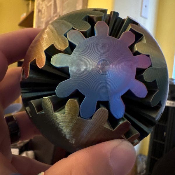 Icosahedron 3D Printed Model 20 Sided Polyhedron 4 Inch - Etsy