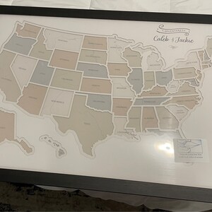 Personalized 50 States Photo Map A Unique USA Travel Collage - Etsy
