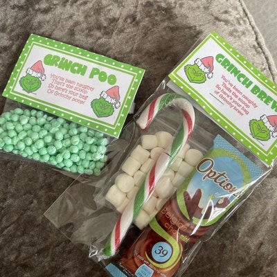 Grinch Poo Mini Millions Sweets Christmas Xmas Eve Box Santa - Etsy UK