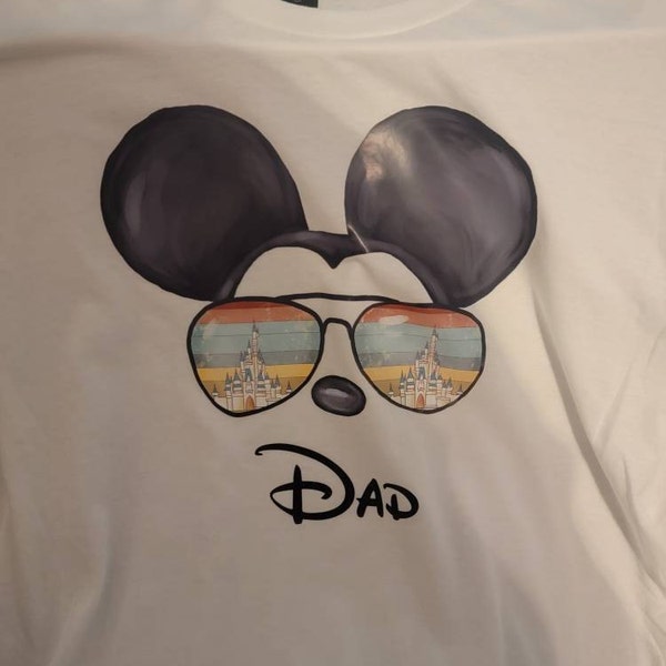 Matching Family Custom Disney Character Sunglass DTF Heat Press ...