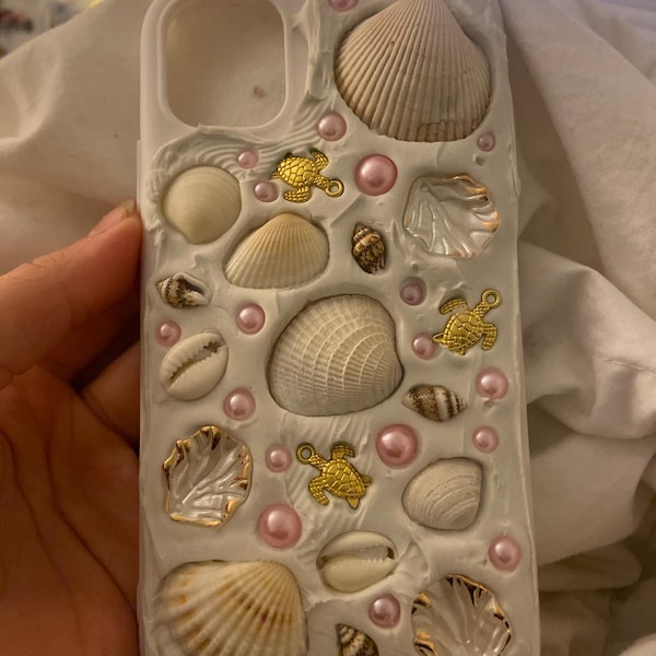 3D Seashell Phone Case: Coastal Summer Charms and Shells - Etsy