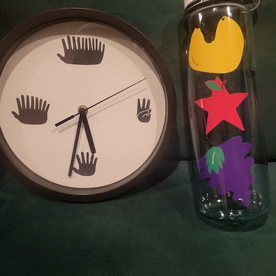 Hands Clock Funny Minimal Sweep Motion Clock With Hands for Numbers - Etsy